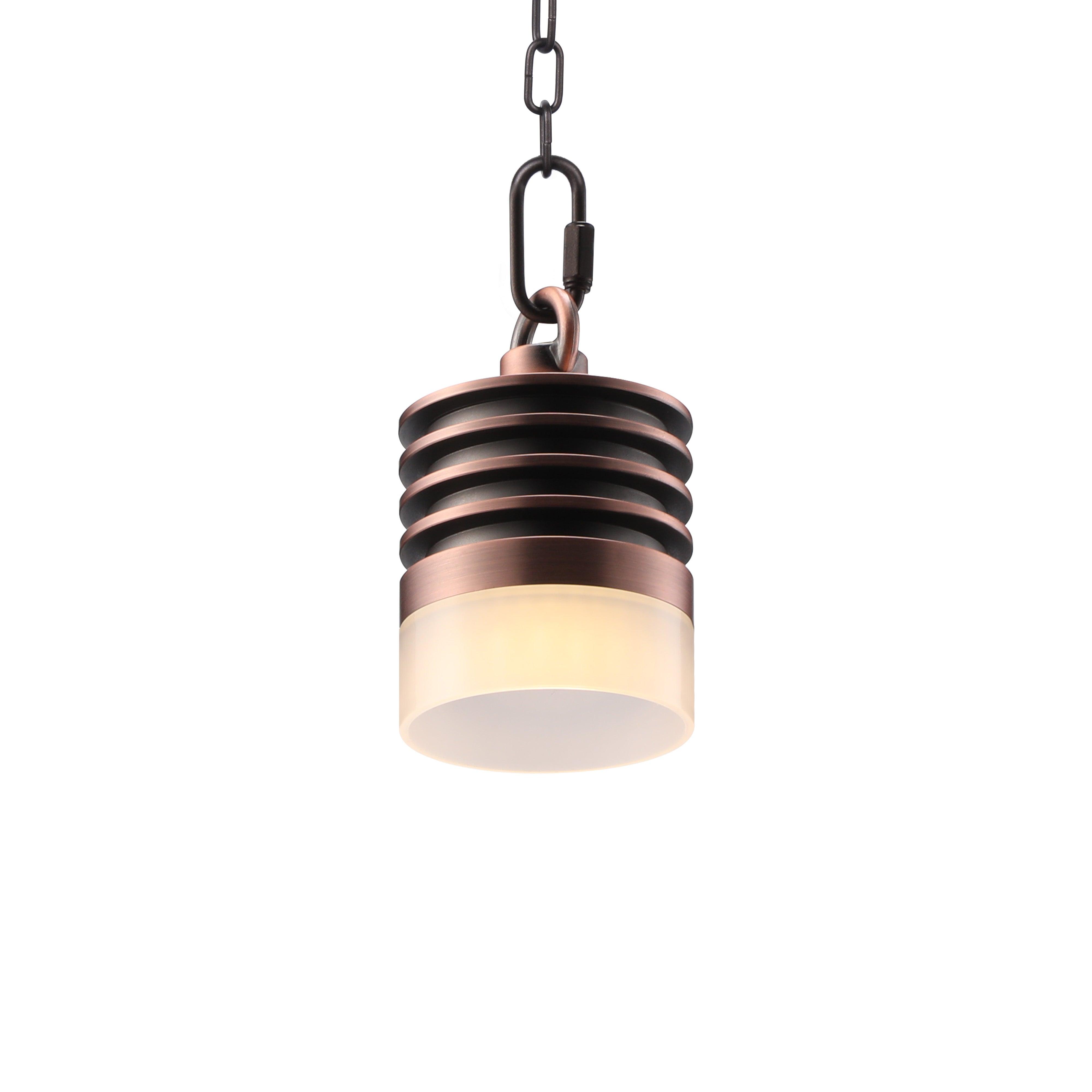 Calvo 12V Outdoor Pendant & Patio Light - Red Bronze - 2700K ...