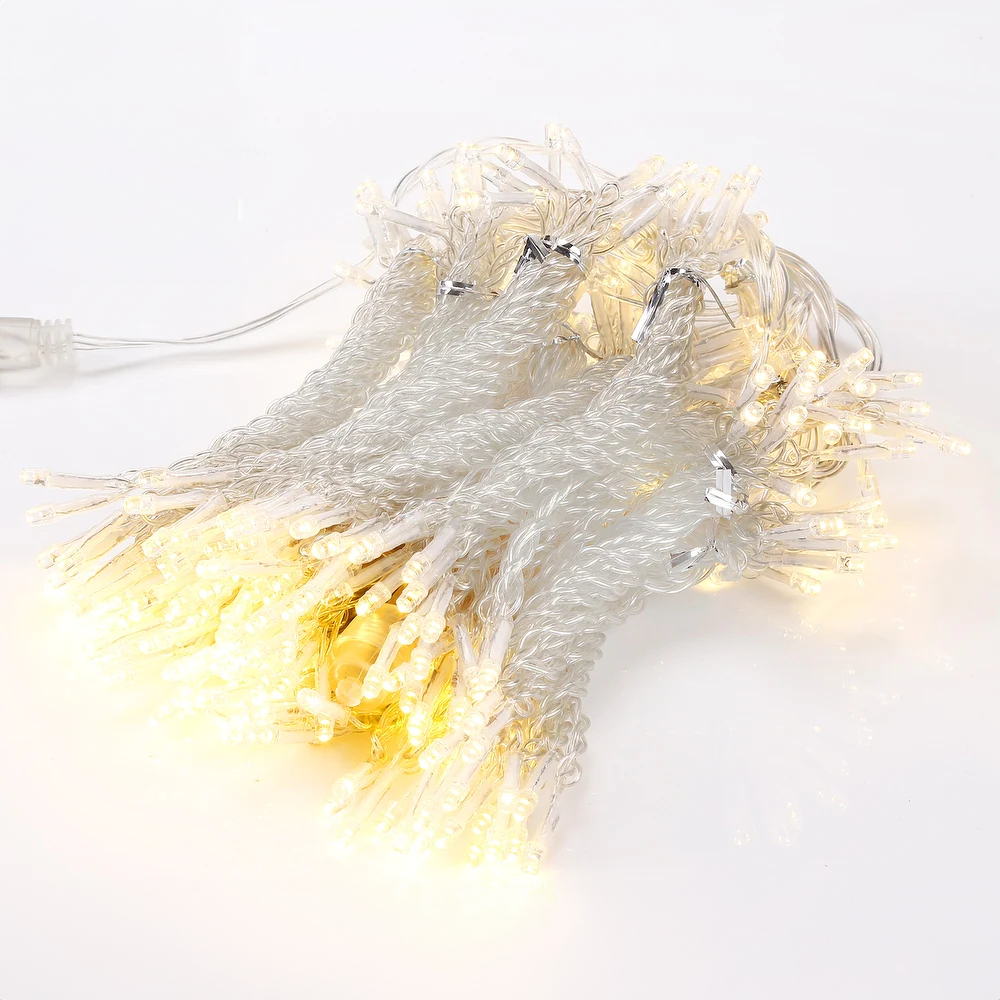 StellarCascade Warm White Curtain Lights – Torchstar Lighting