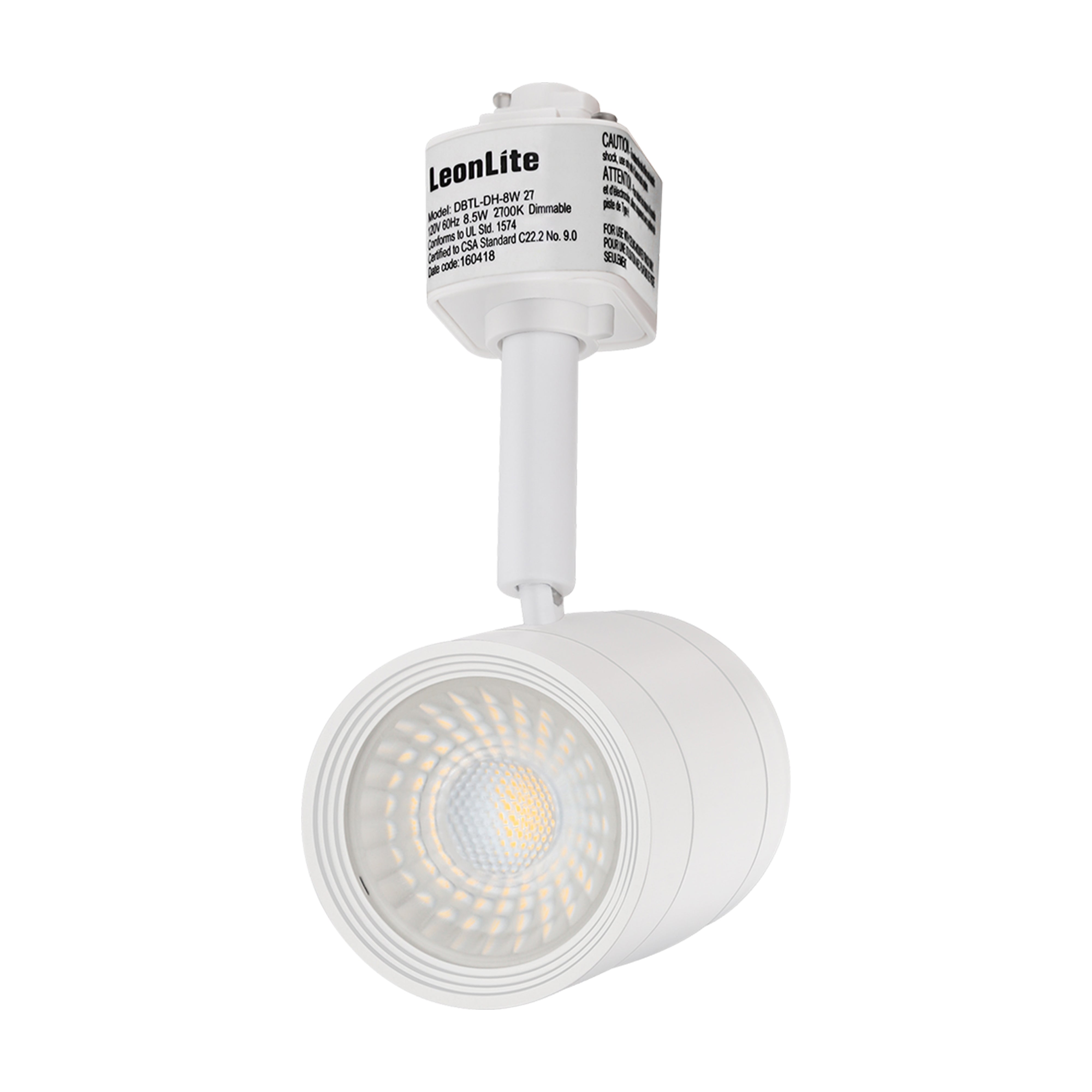 Radiant™ 8W LED Track Light - White - 2700K/4000K – Torchstar Lighting