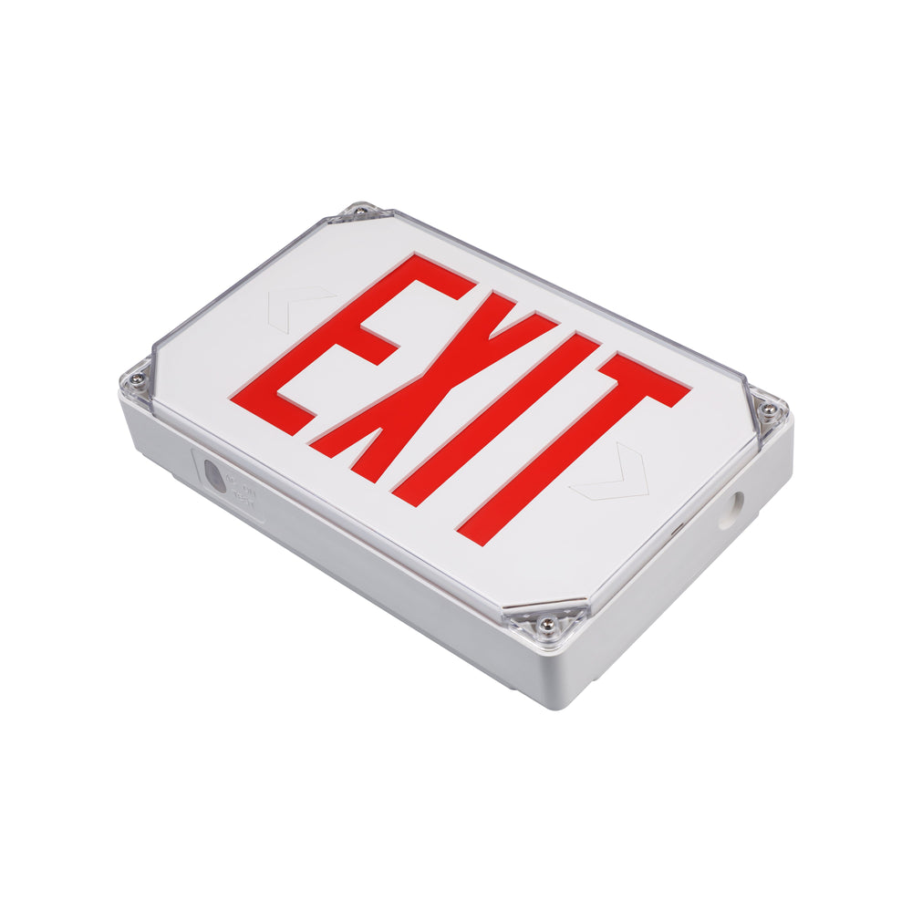 LitEgress Weatherproof Exit Sign - Red Letters – Torchstar Lighting